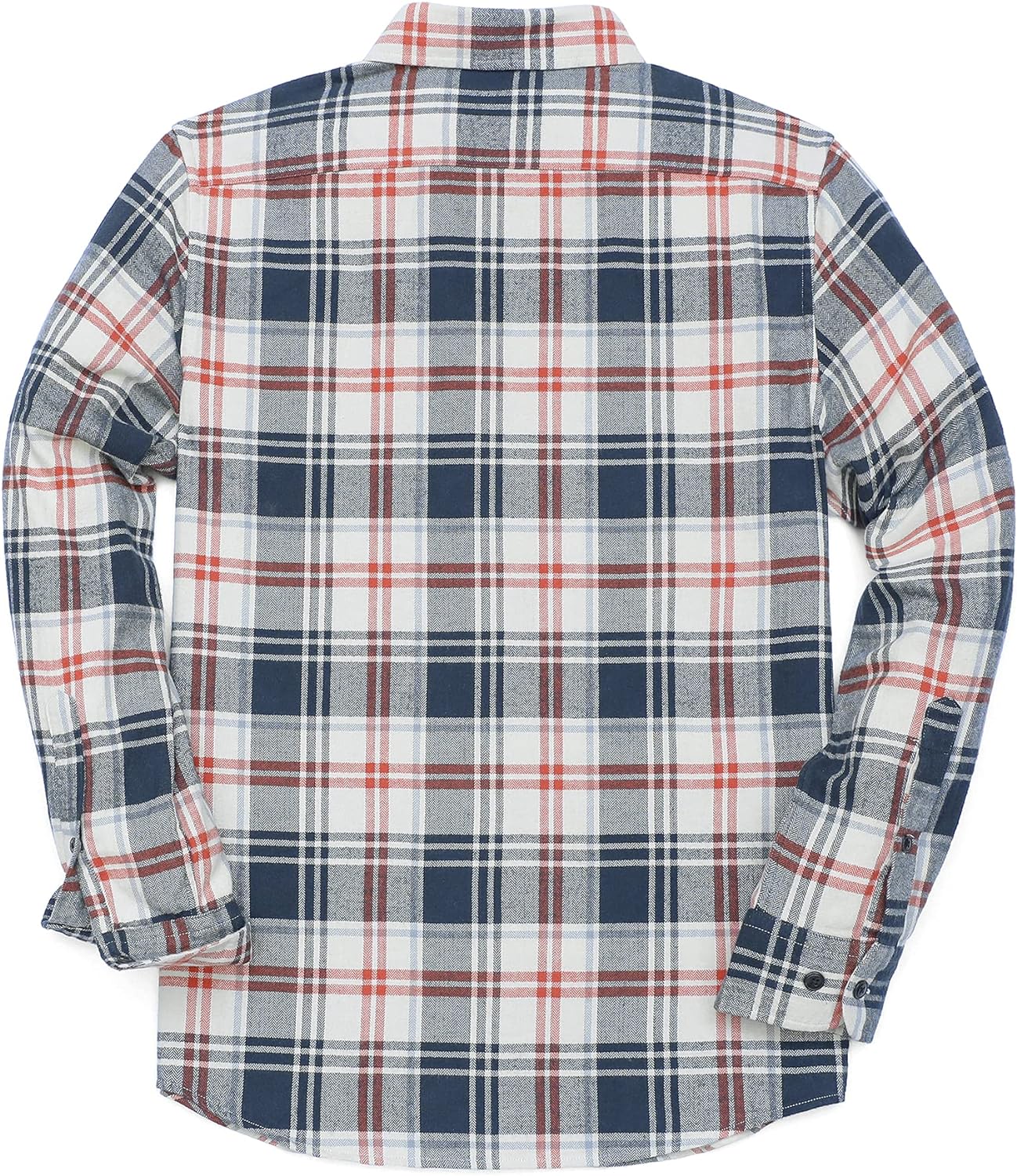 Dubinik® Flannel Shirt for Men Casual Button Down Work Soft All Cotton ...