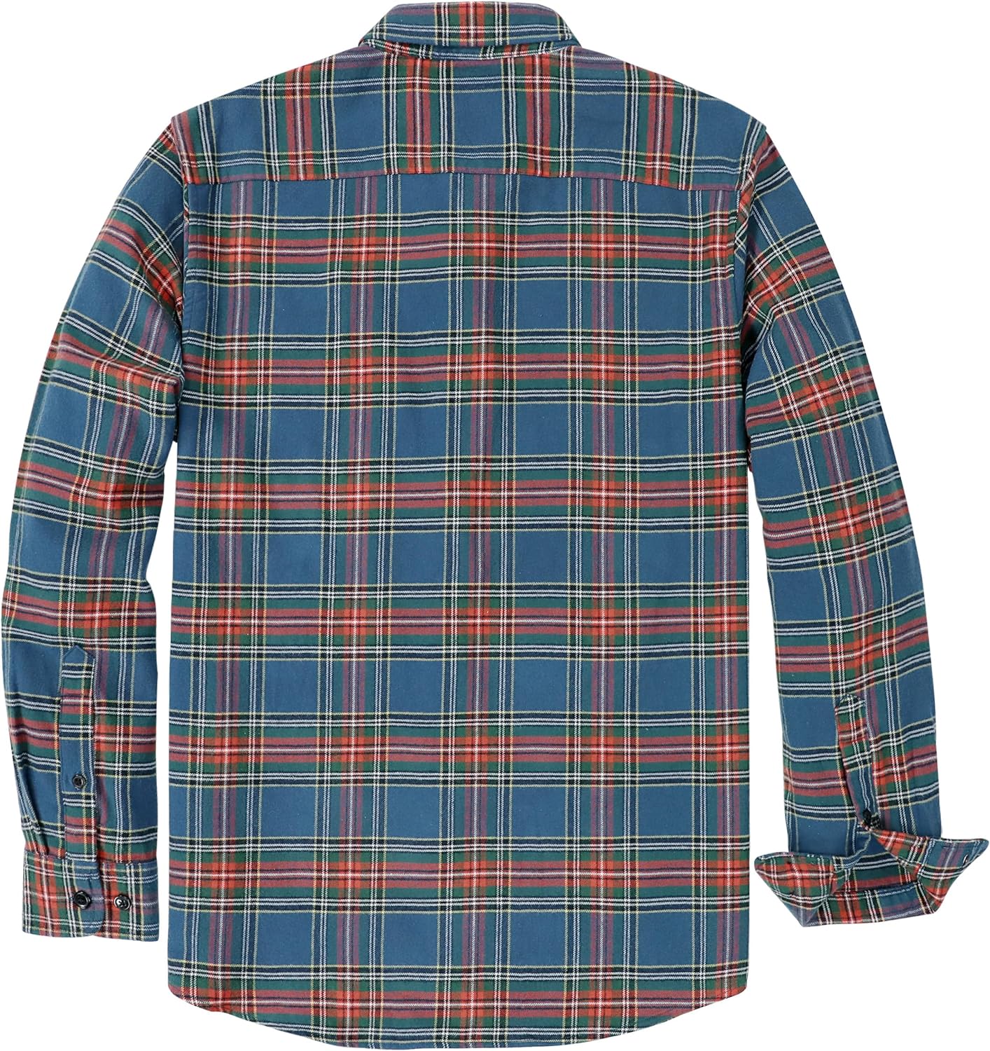 Dubinik® Mens Flannel Shirt Long Sleeve Plaid Flannel Shirt for Men ...