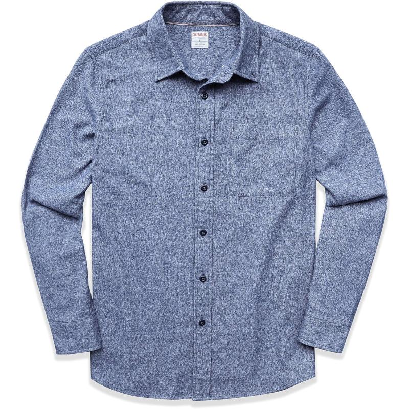 Dubinik® Flannel Shirt for Men Western Cowboy Pearl Snap Shirts for Men ...