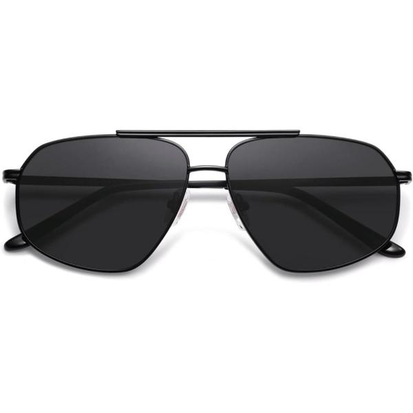 SOJOS Retro Hexagon Aviator Sunglasses for Women Men Trendy Vintage ...