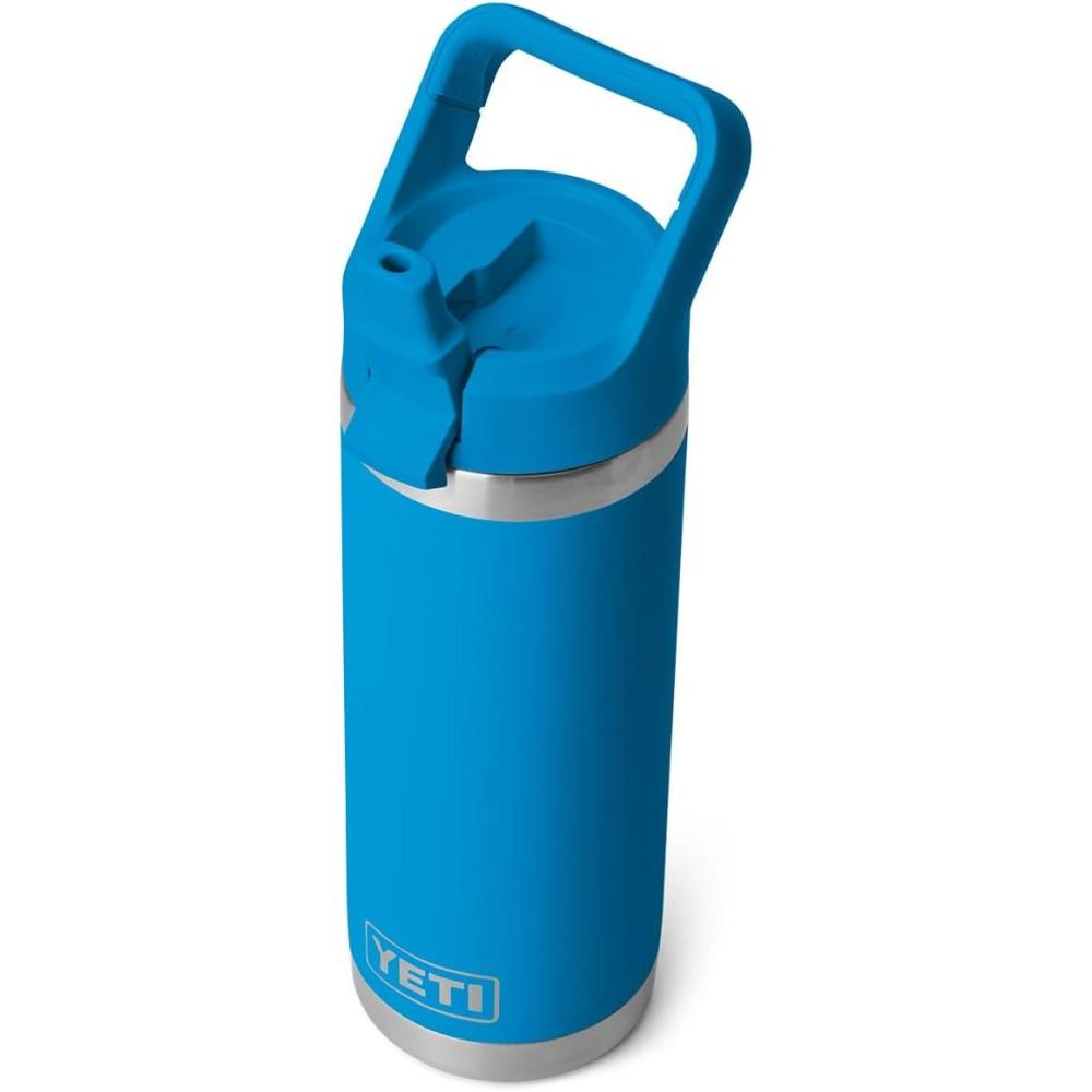 YETI Rambler 18 oz Bottle, Vacuum Insulated, Stainless Steel with Color ...